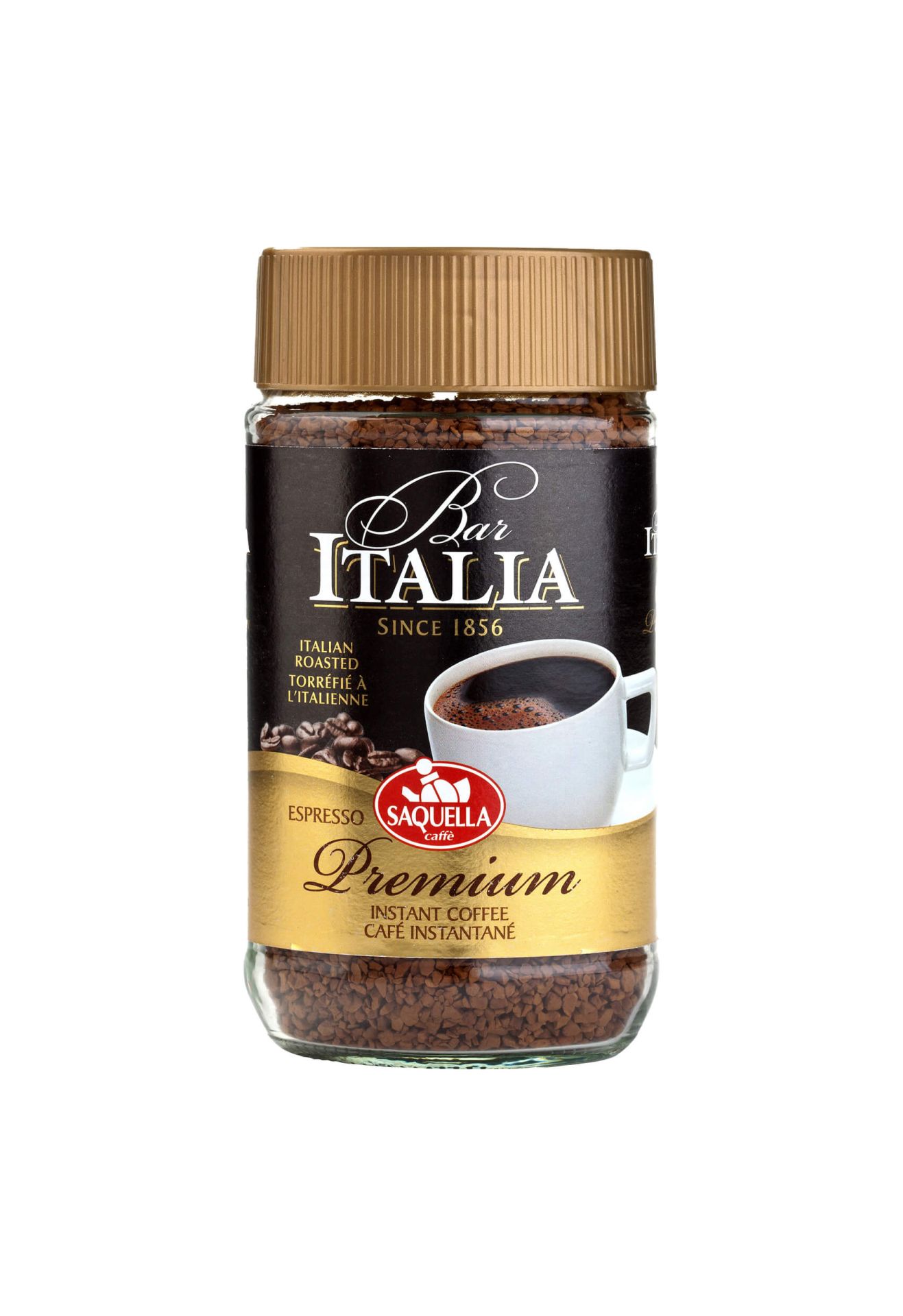 Saquella Bar Italia Espresso Premium Instant Kaffee 100g