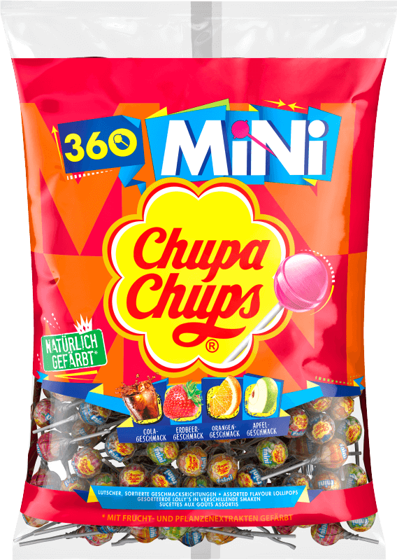 Chupa Chups Mini 360 Stück 2,16 kg